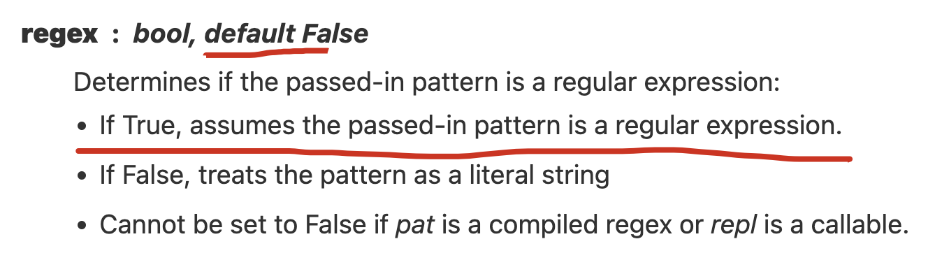 Pandas str replace Python